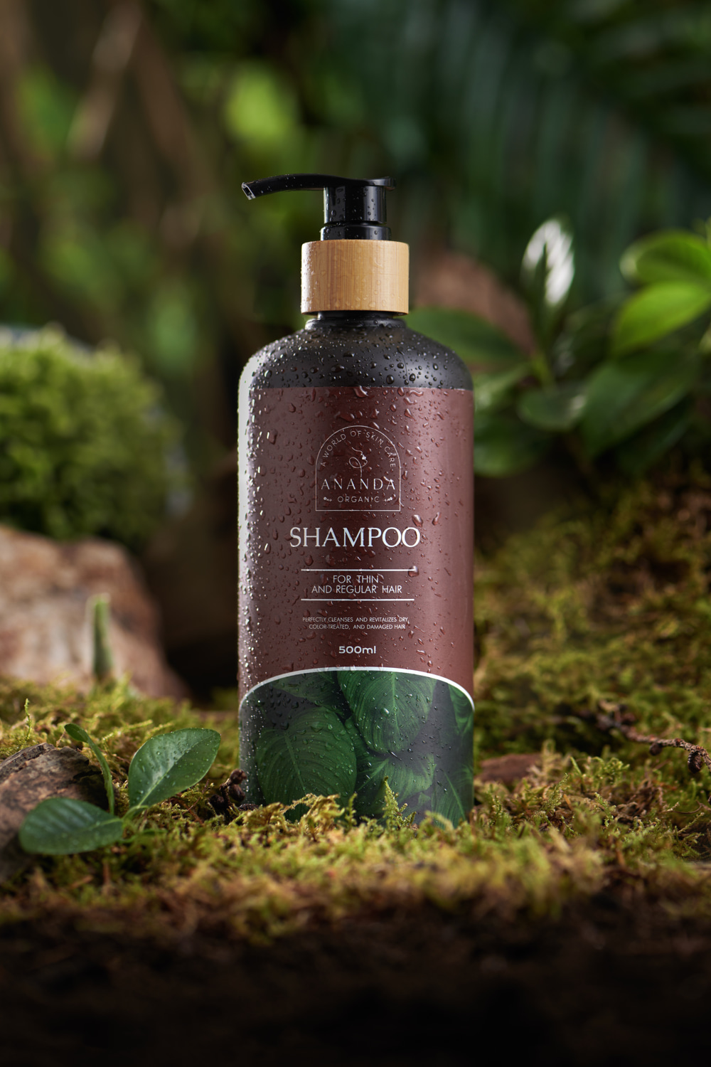 Natural shampoo without salts - for normal to dry hair